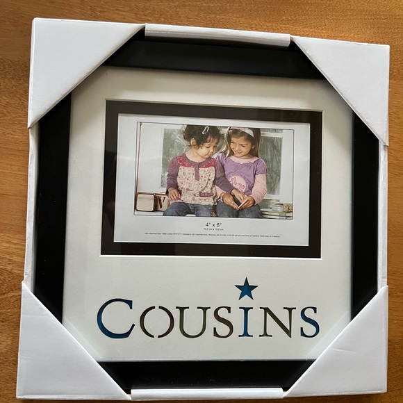Home studio | Accents | Cousins Picture Frame With Black Border By Home ...